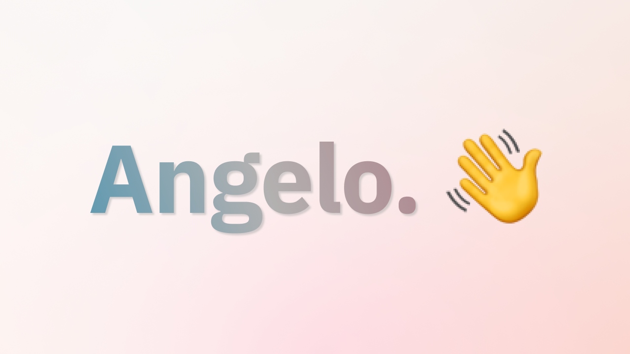 Christopher Angelo — Software Engineer and Community Manager